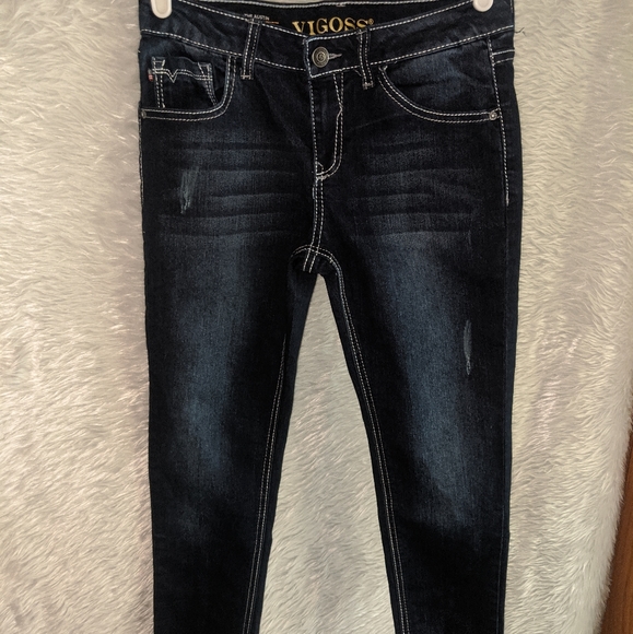 Vigoss | Bottoms | Vigoss Girls Jeansskinny Ankle Unicornssz 4 | Poshmark